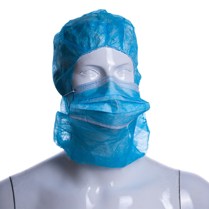 Disposable Balaclava Hood With Face Mask Dustproof Space Cap PP Astro ...